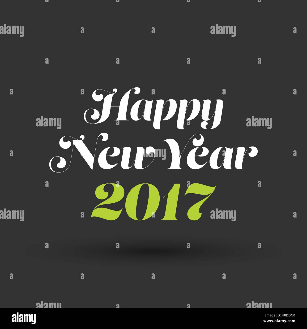 New Year 2017 card Stock Vector Image & Art - Alamy