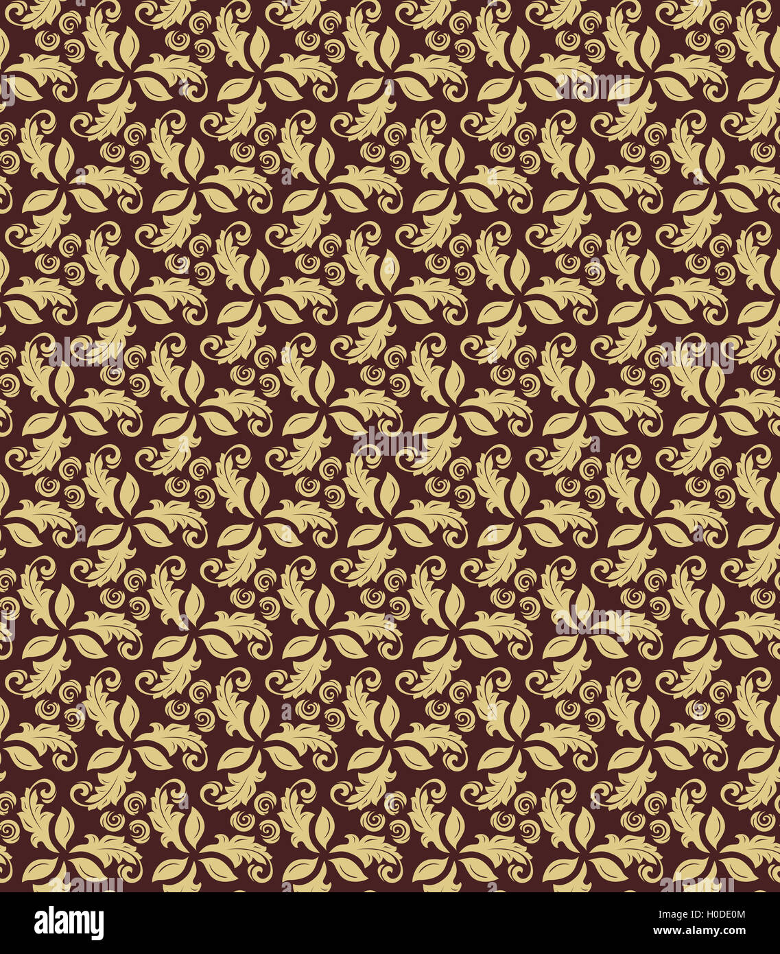 Floral Fine Seamless Pattern Stock Photo - Alamy
