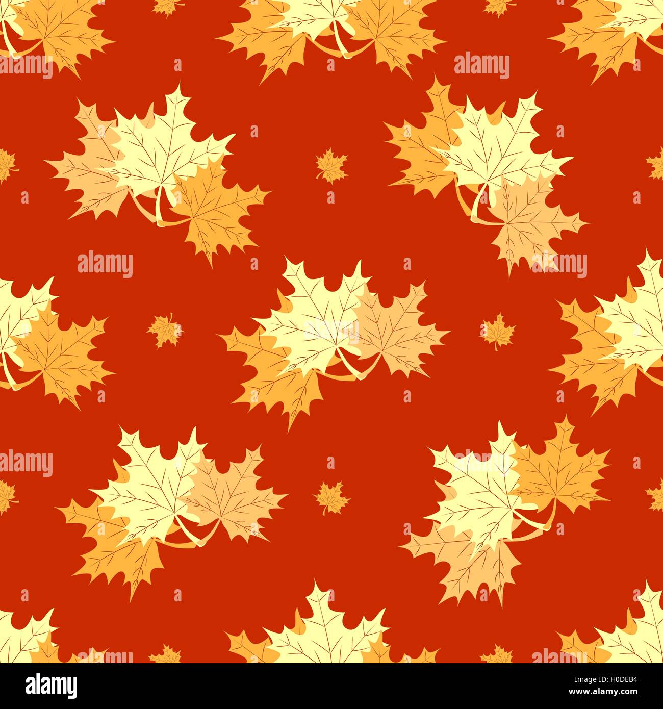 Seamless maple leafs pattern Stock Vector Image & Art - Alamy