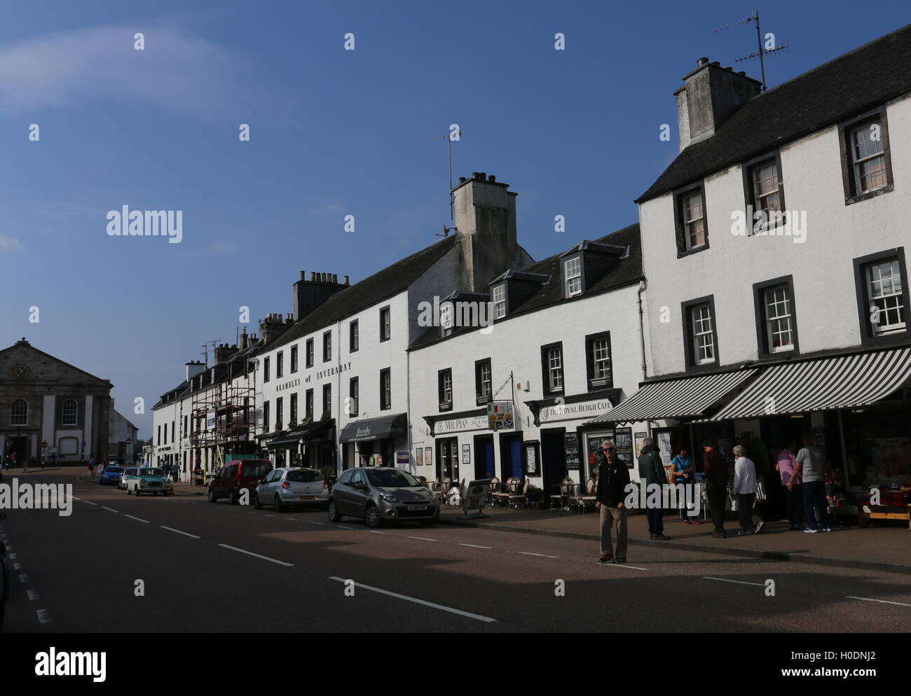 Inveraray street scene Scotland September 2016 Stock Photo - Alamy