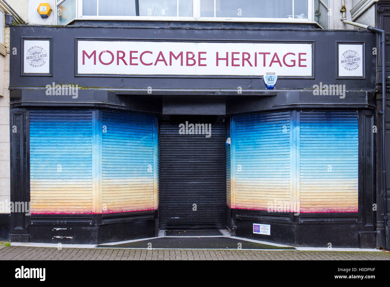 Closed Morecambe Heritage Centre, Lancashire UK Stock Photo - Alamy