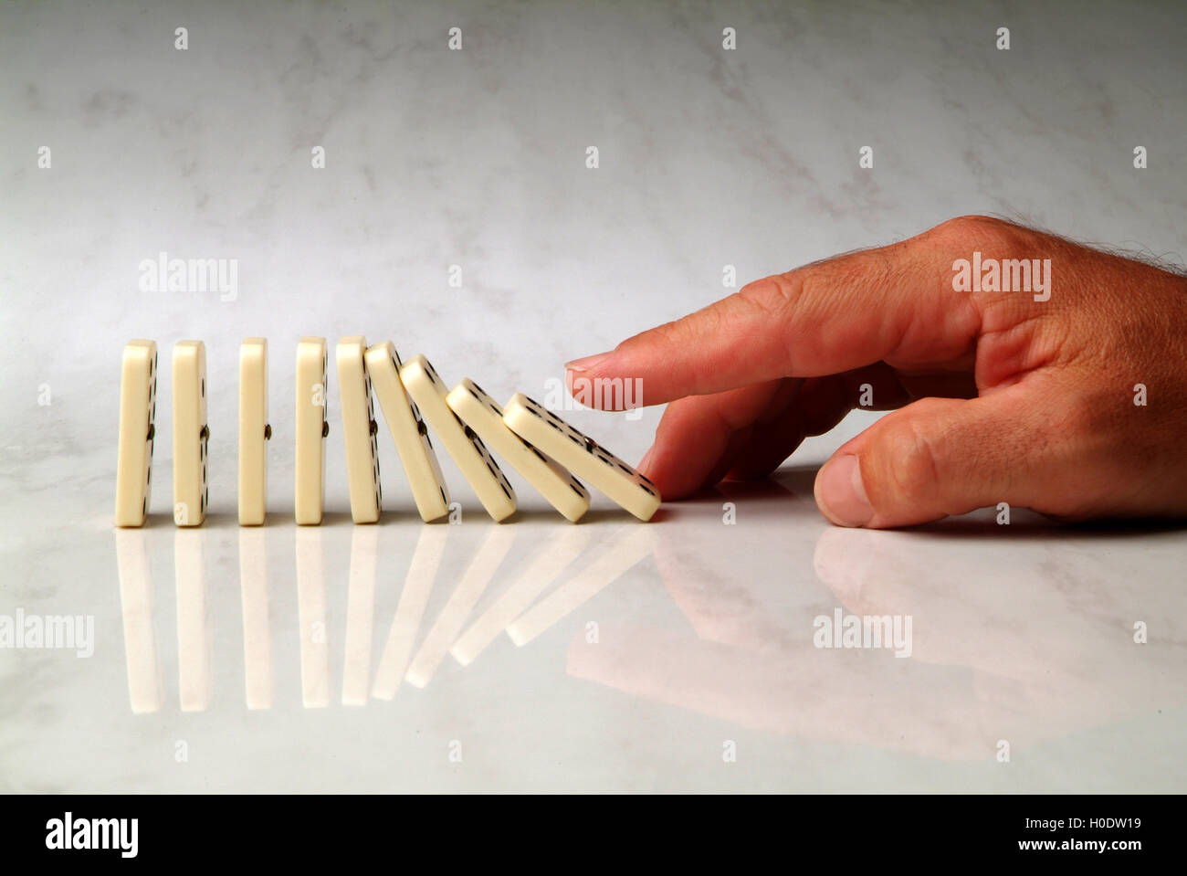 Pushed by hand hi-res stock photography and images - Alamy