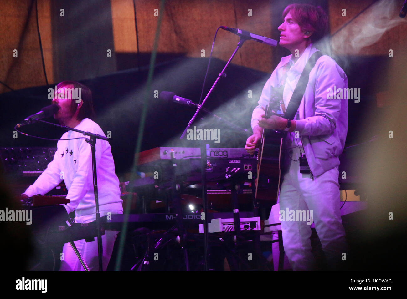 Jean-Benoit Dunckel, Nicolas Godin - Auftritt der Gruppe "Air" auf dem ...