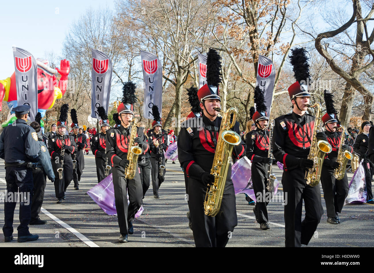 Renegade Regiment, the marching band of Union High School in Tulsa, OK ...
