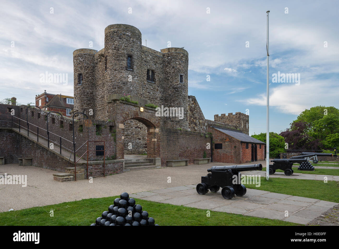 Ypres Tower, Rye Castle Museum, Rye, East Sussex, England, UK Stock ...