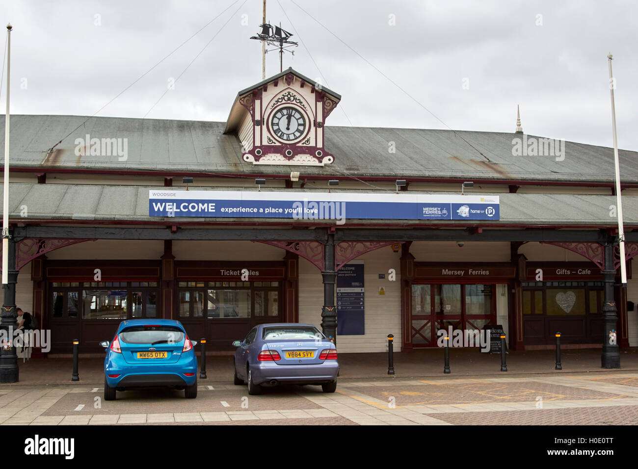 mersey ferries woodside ferry terminal Liverpool Merseyside UK Stock ...