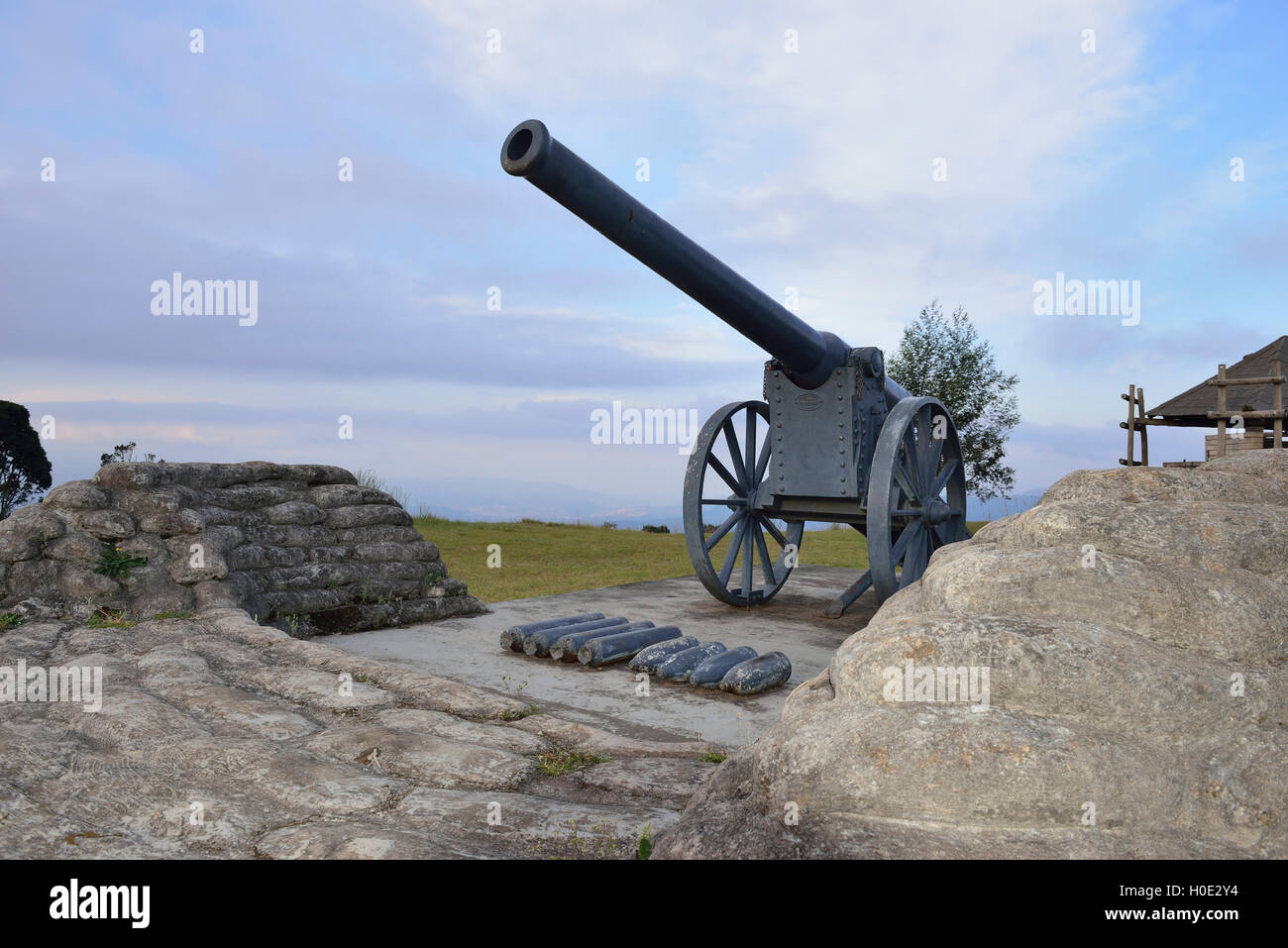 Long Tom Monument,a French field gun commemorating the last use of the ...