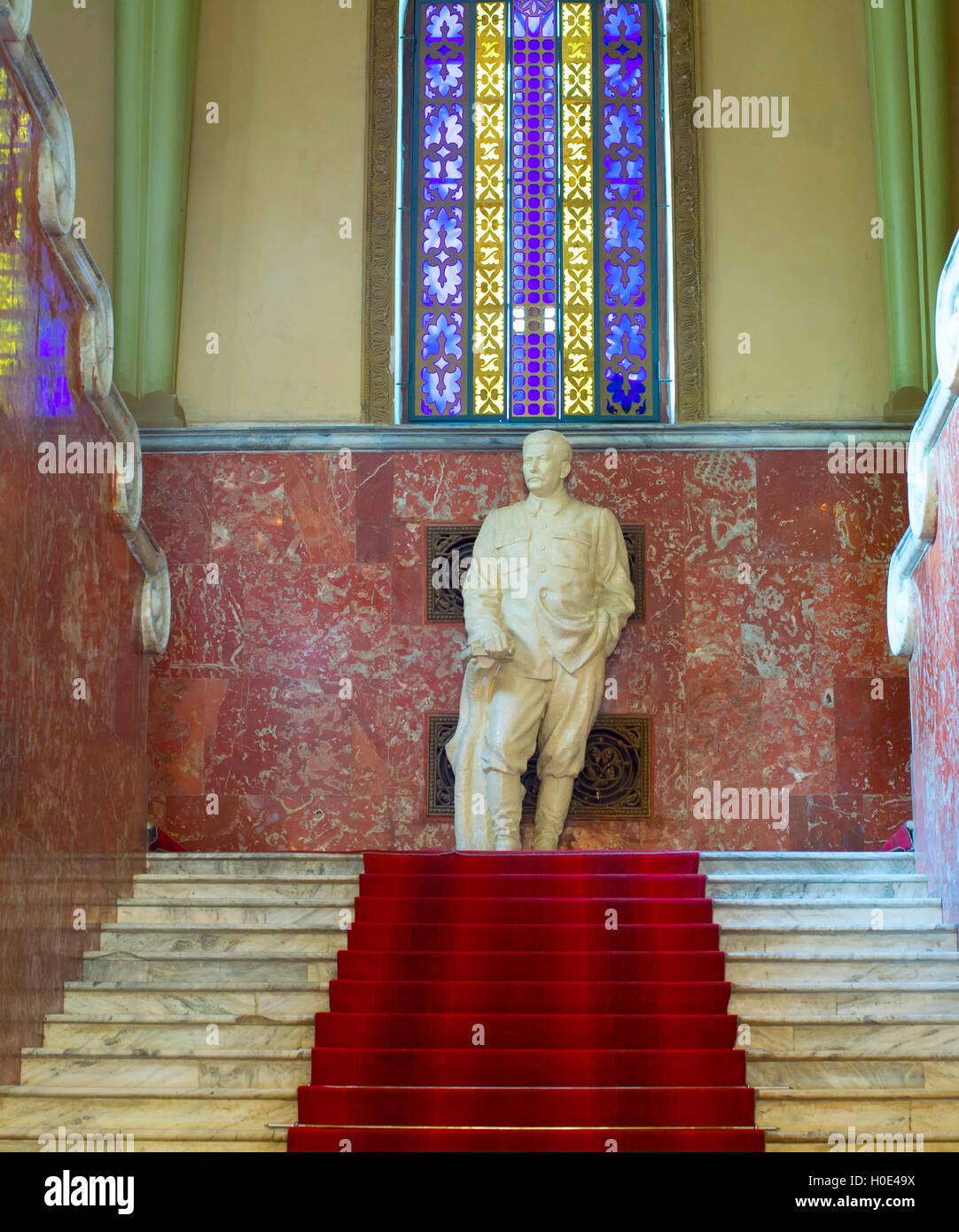 Museum of Joseph Stalin in Gori, the birth town of Stalin Stock Photo ...