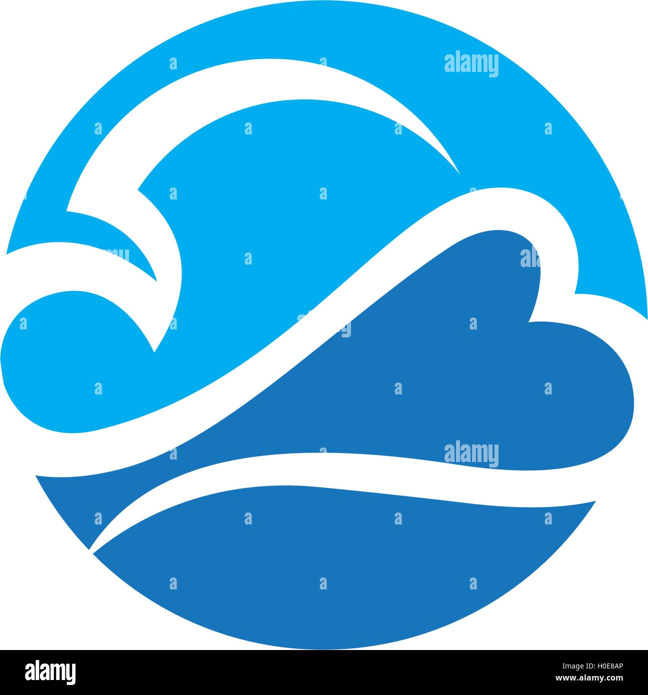 cloud technology vector logo template design vector Stock Vector Image ...