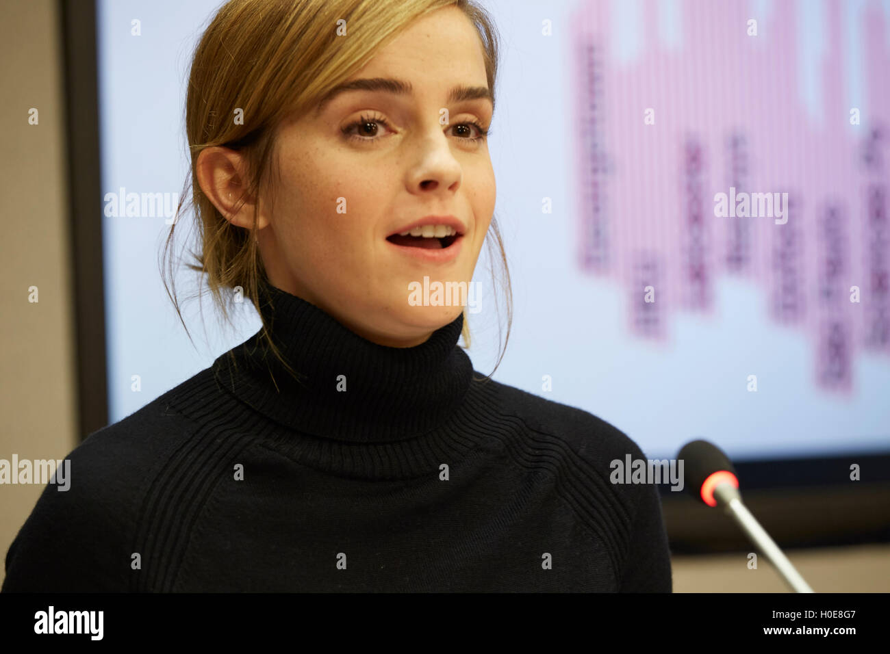 New York United States 20th Sep 2016 Un Womans Goodwill Ambassador