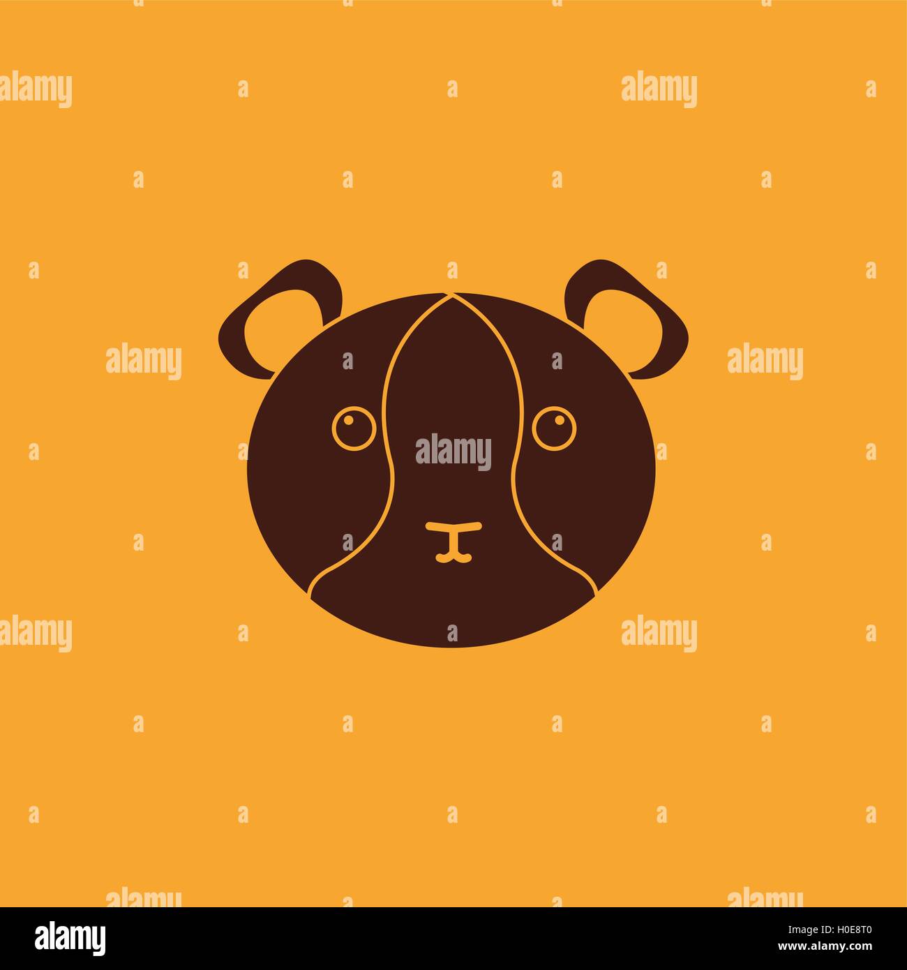 Cute hamster Face Stock Vector Image & Art - Alamy