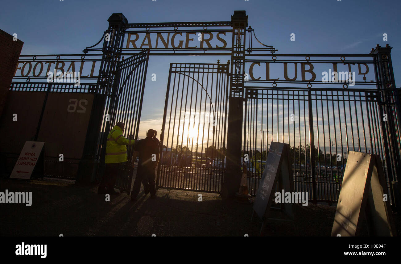Ibrox gates hi-res stock photography and images - Alamy