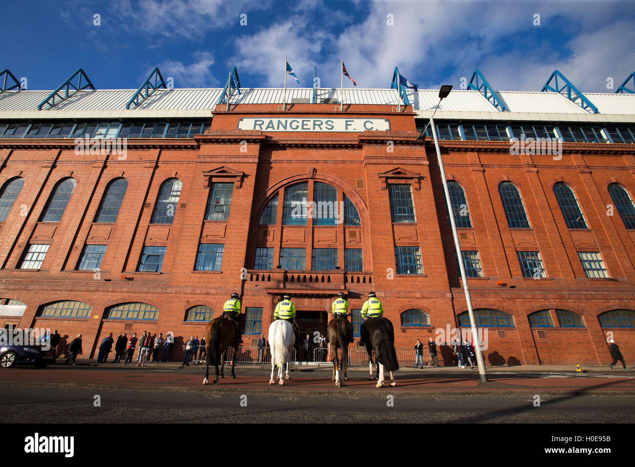 Outside view of ibrox stadium hi-res stock photography and images - Alamy