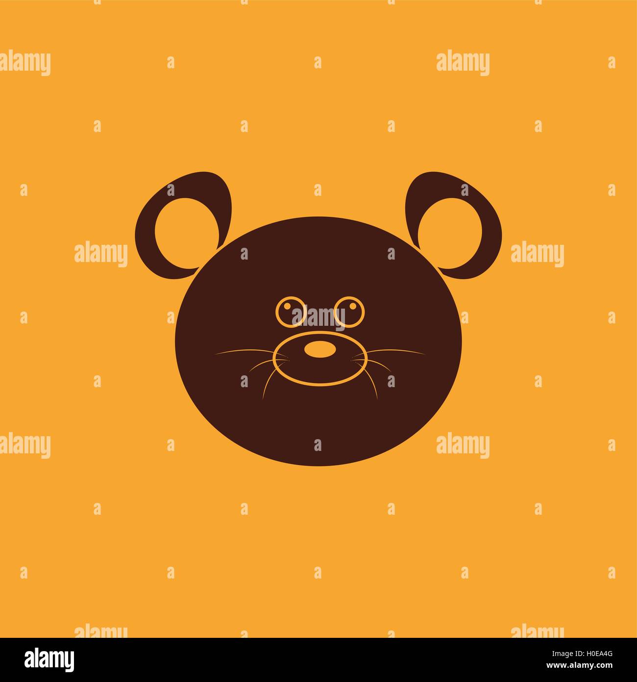 Cute mouse Face Stock Vector Image & Art - Alamy