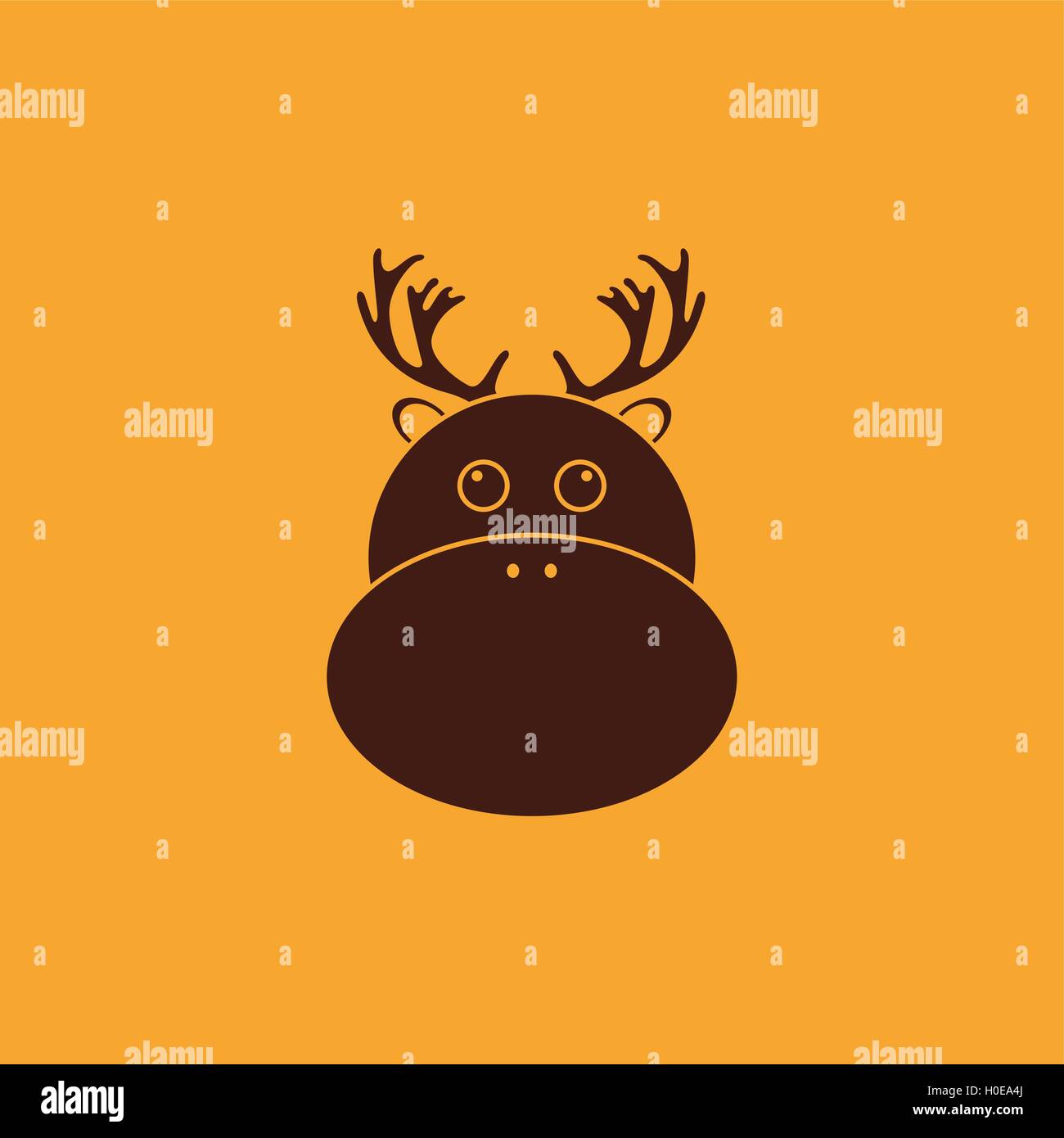 Cute deer Face Stock Vector Image & Art - Alamy