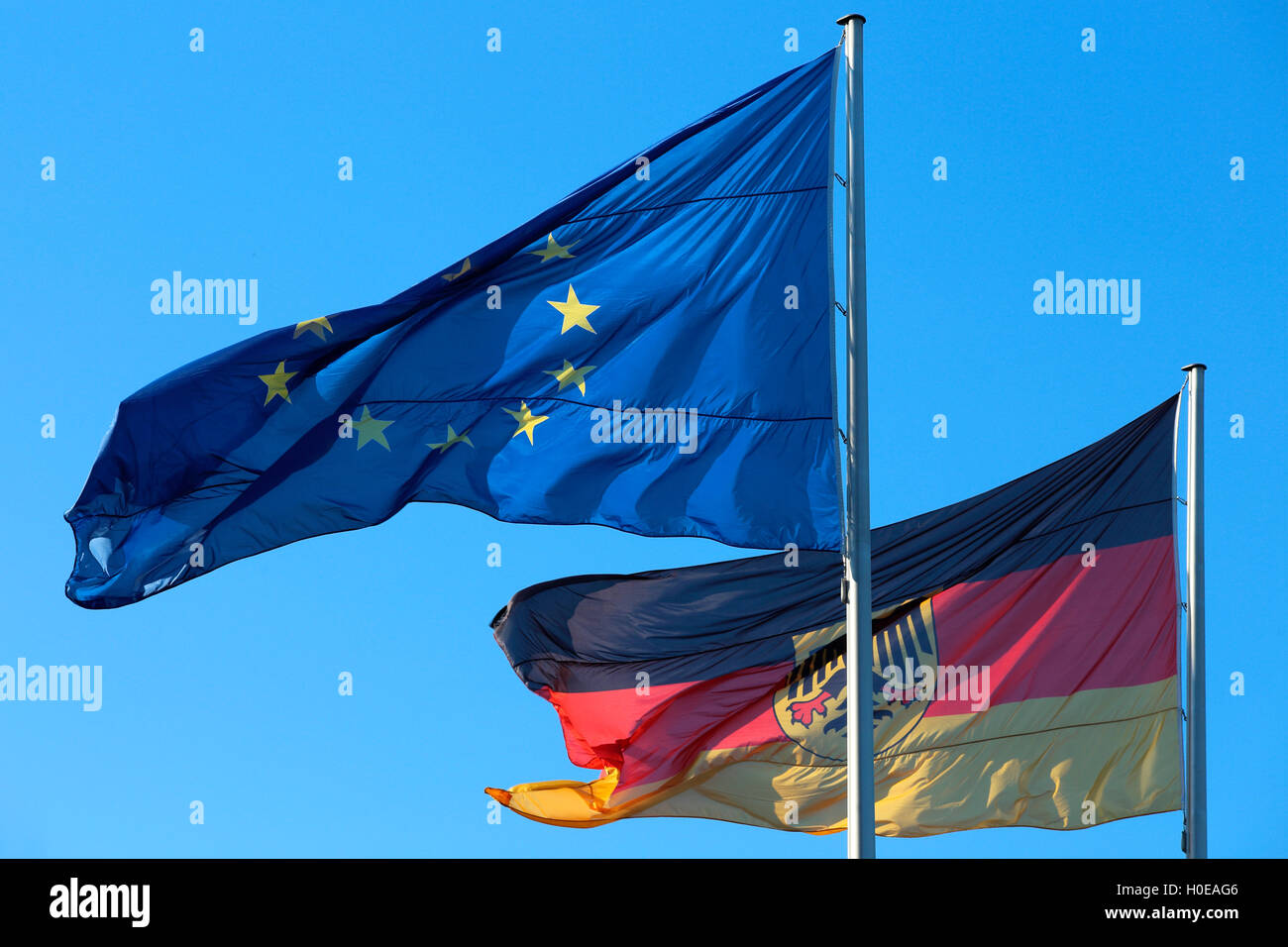 Europe flag hi-res stock photography and images - Alamy