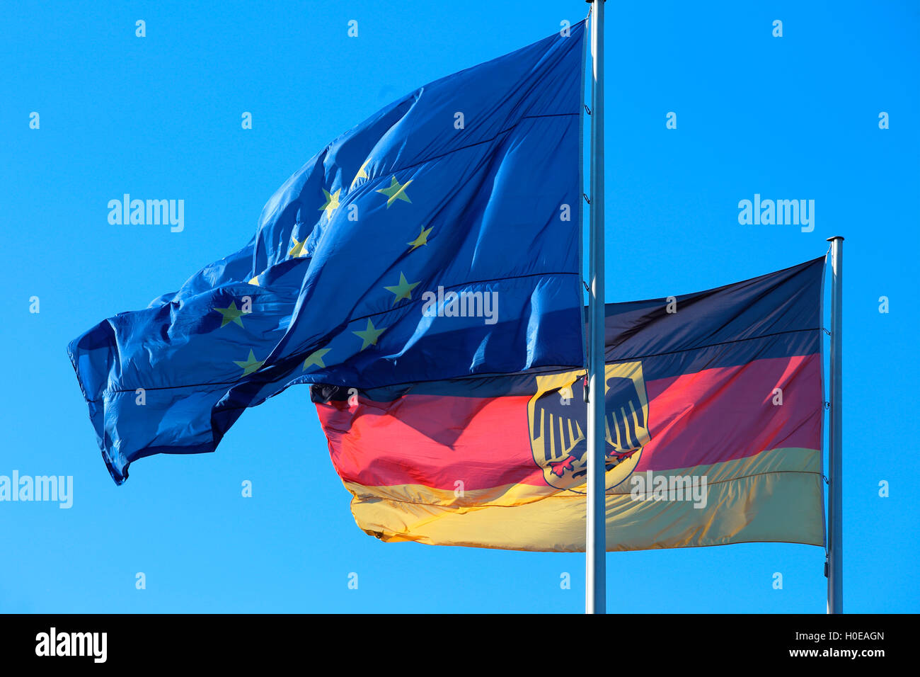 Europe flag hi-res stock photography and images - Alamy