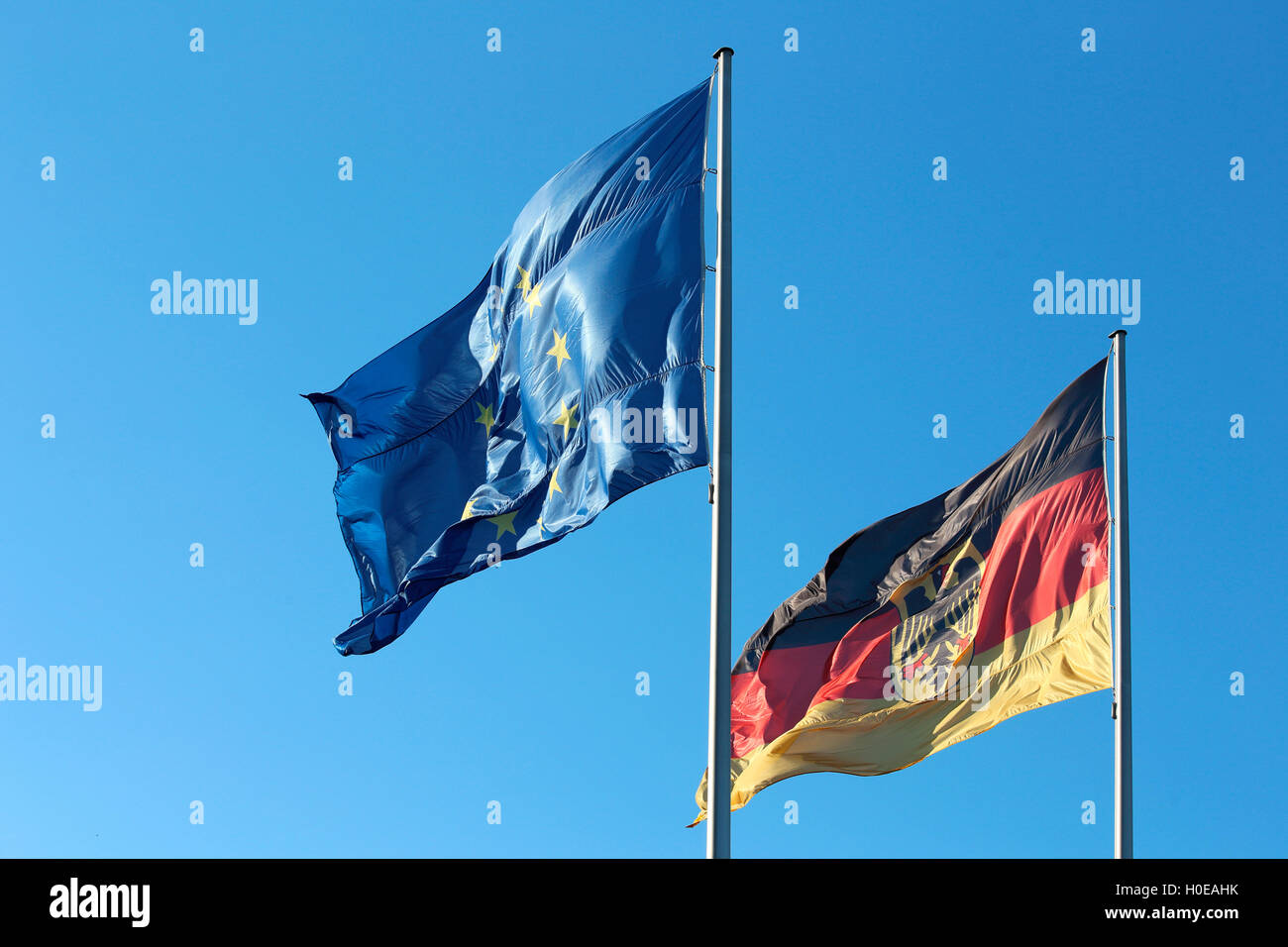 Berlin german flag europe flag Stock Photo - Alamy