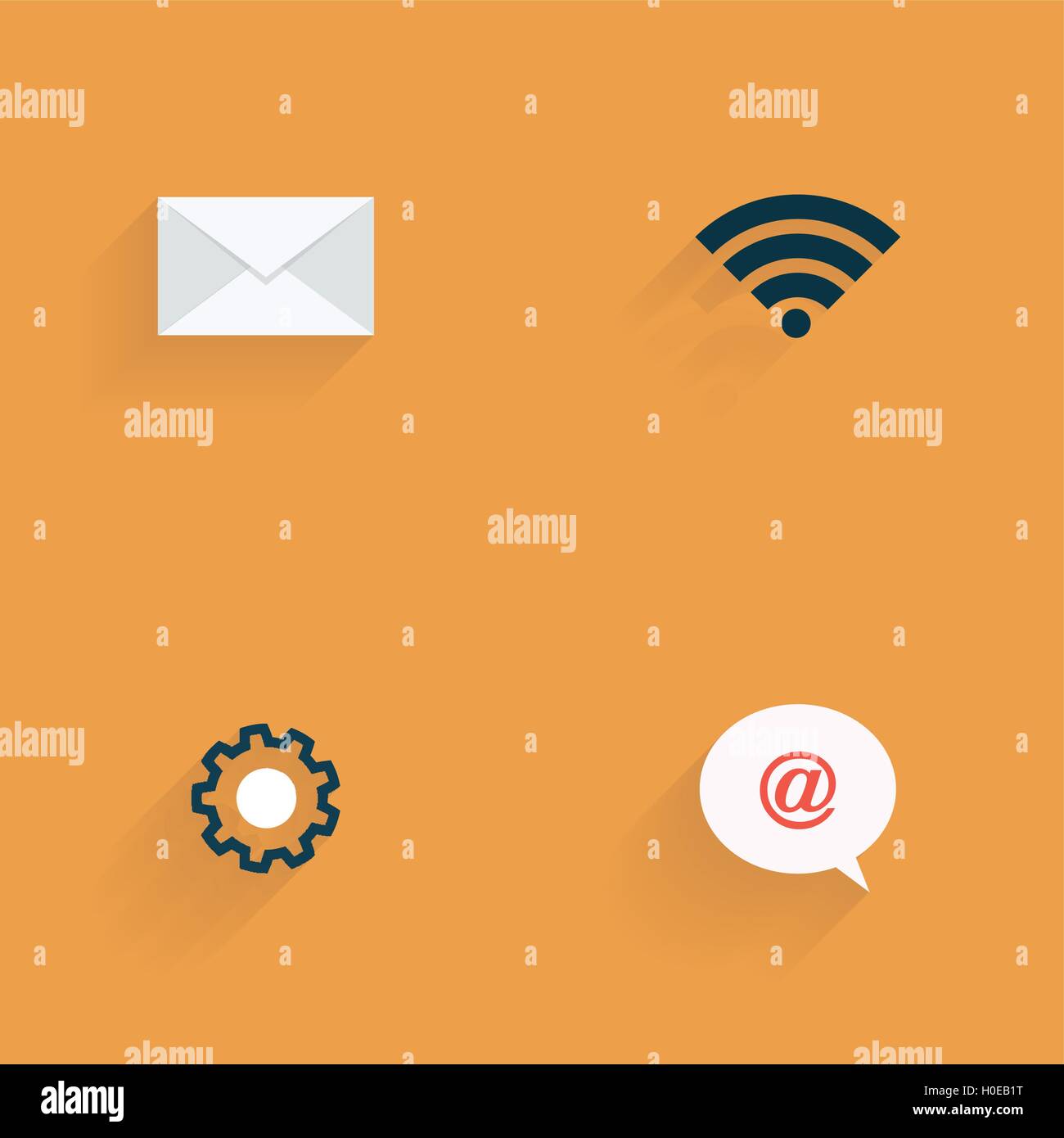 Social Media Objects Stock Vector Image & Art - Alamy