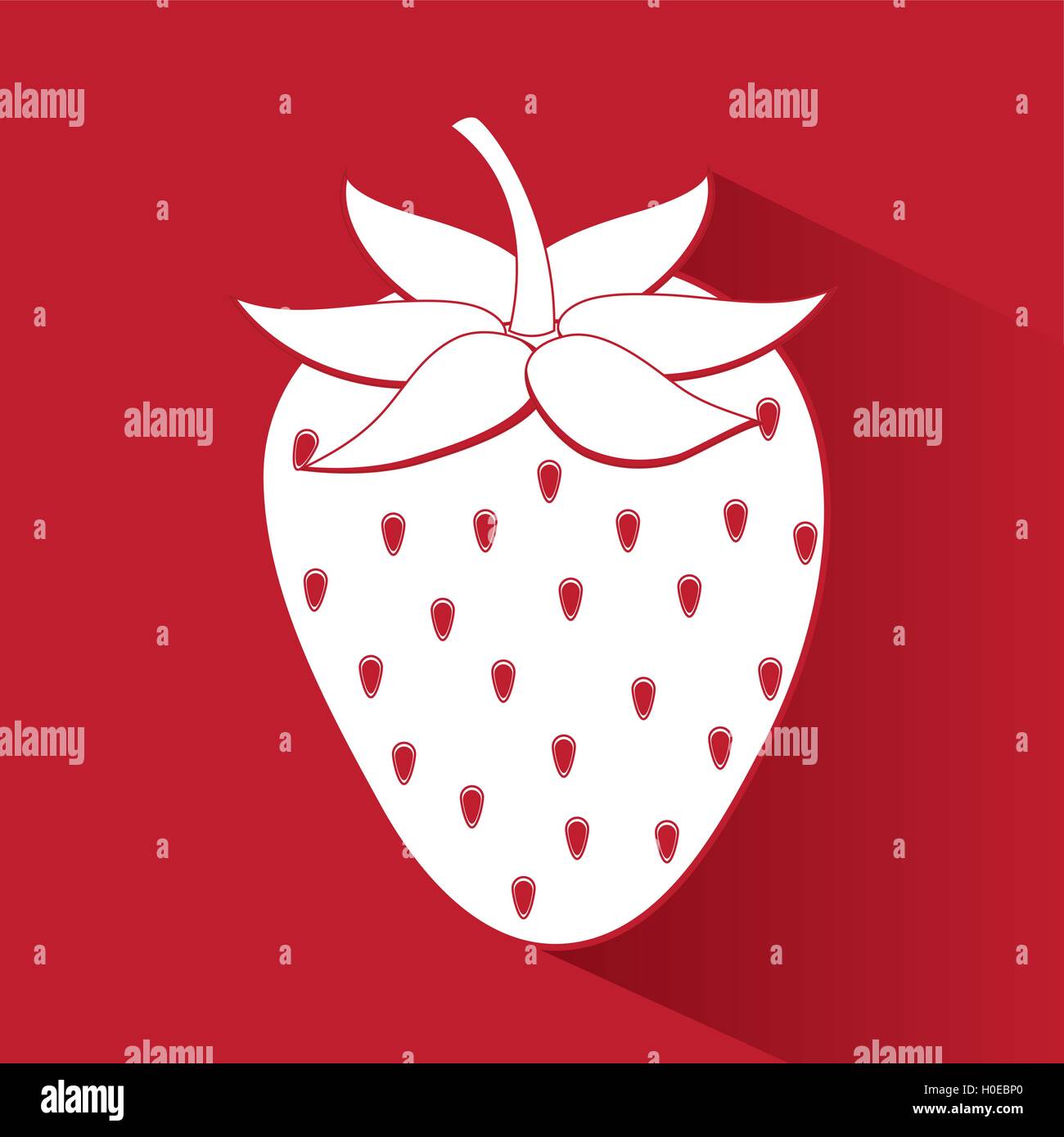 Strawberry fruit design Stock Vector Image & Art - Alamy