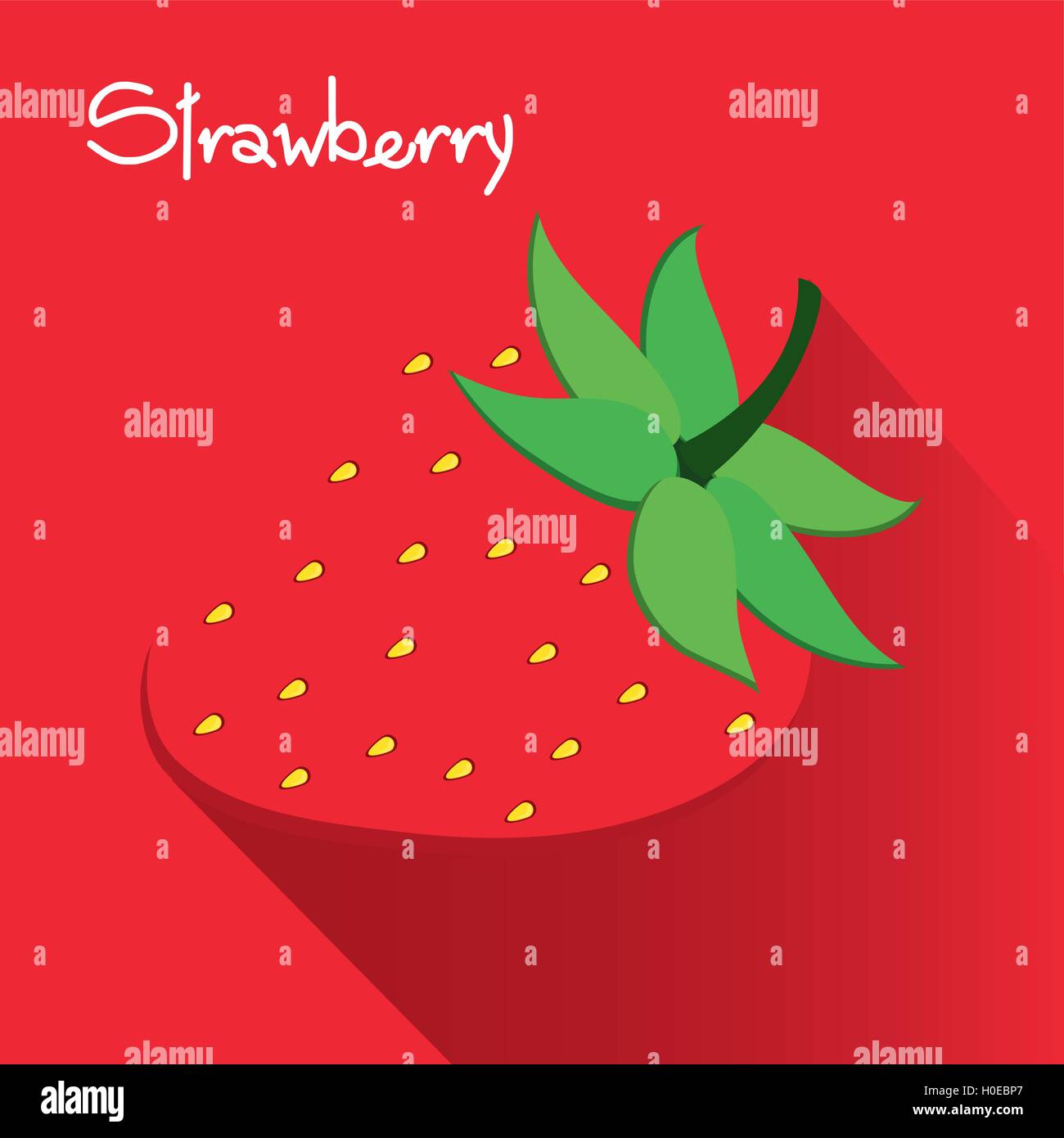 Strawberry fruit design Stock Vector Image & Art - Alamy