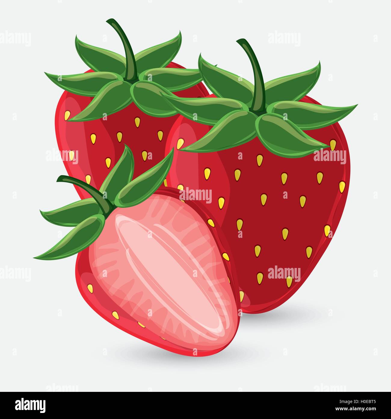 Strawberry fruit design Stock Vector Image & Art - Alamy