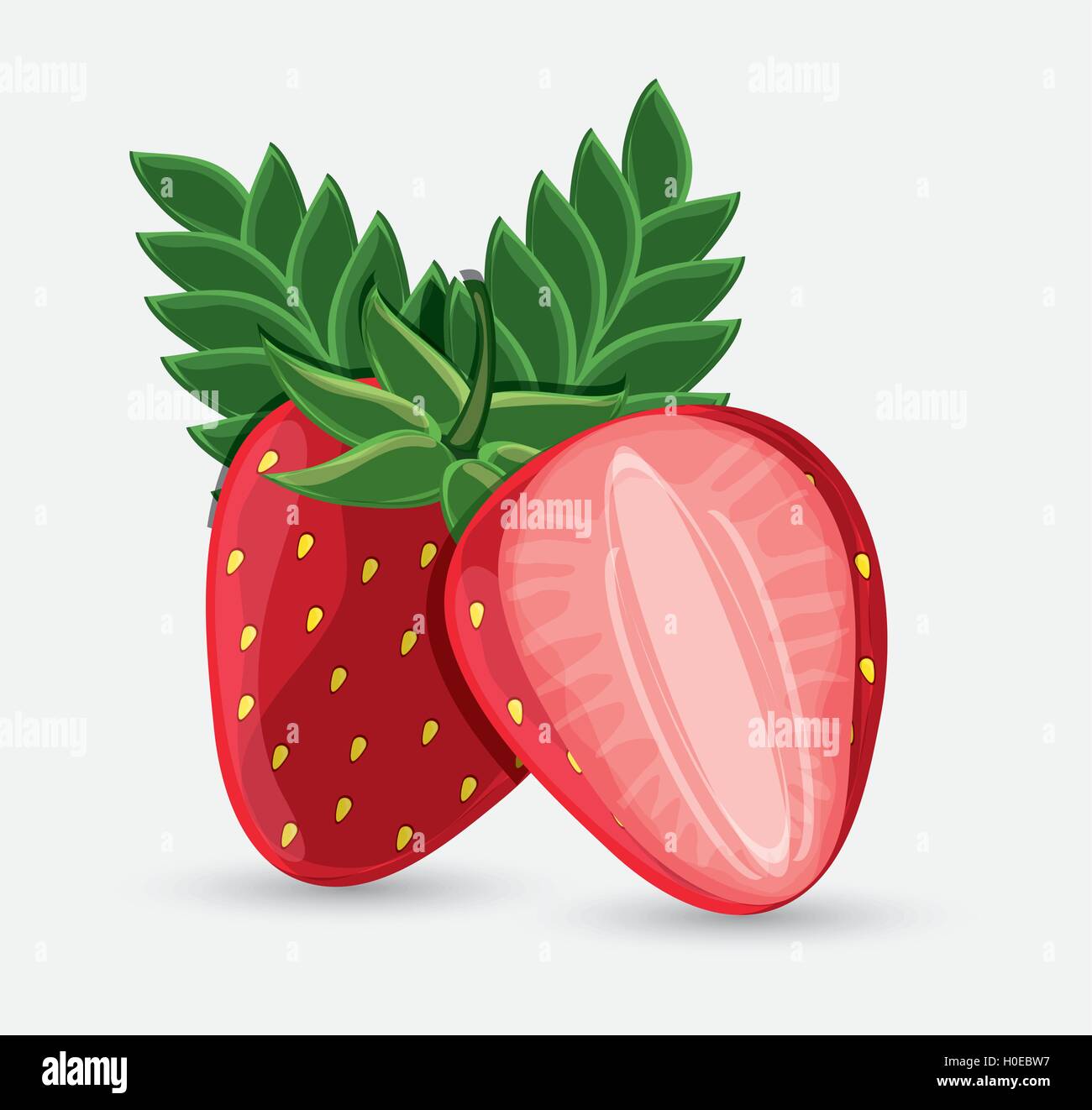 Strawberry fruit design Stock Vector Image & Art - Alamy