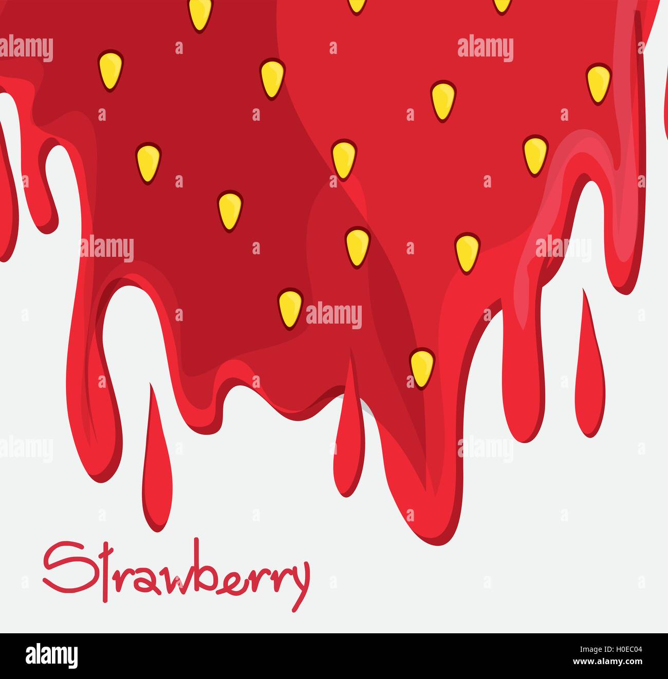 Strawberry fruit and splash design Stock Vector Image & Art - Alamy