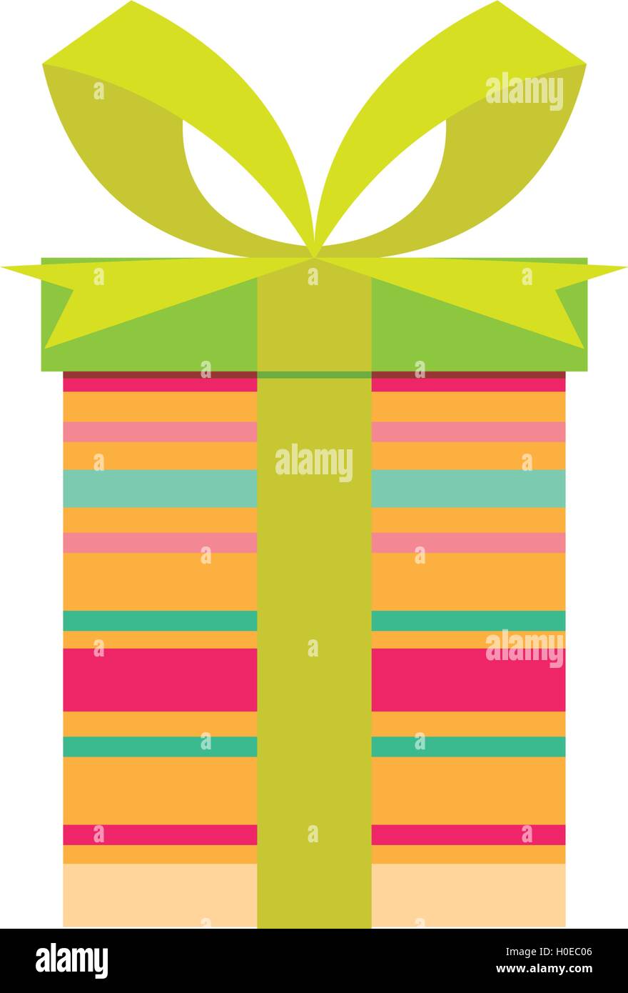 Cute present object Stock Vector Image & Art - Alamy