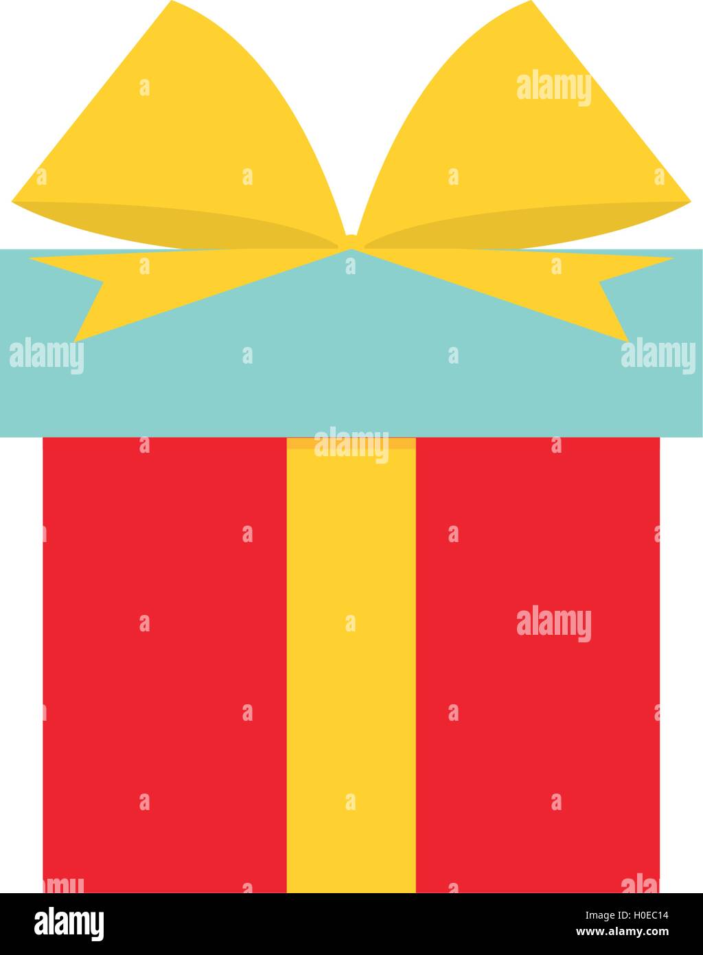 Cute present object Stock Vector Image & Art - Alamy