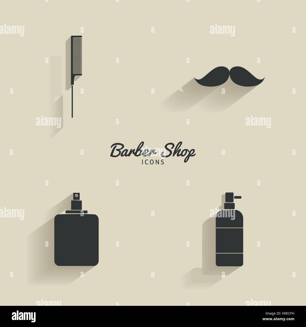 Barber salon shave sharp Stock Vector Images - Alamy
