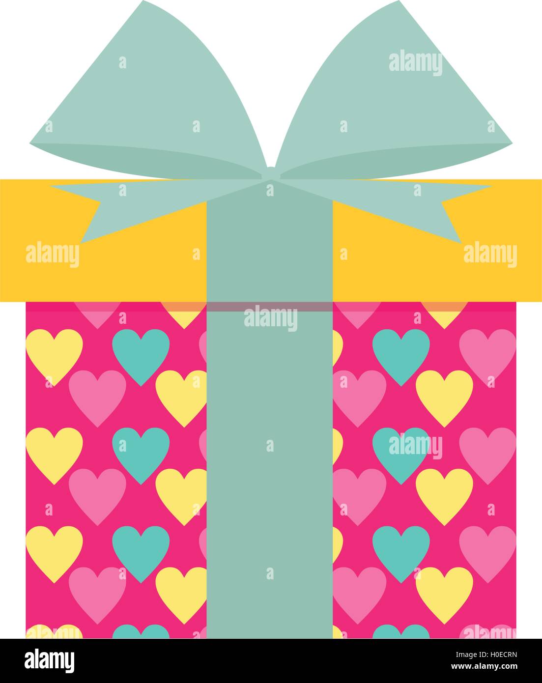 Cute present object Stock Vector Image & Art - Alamy