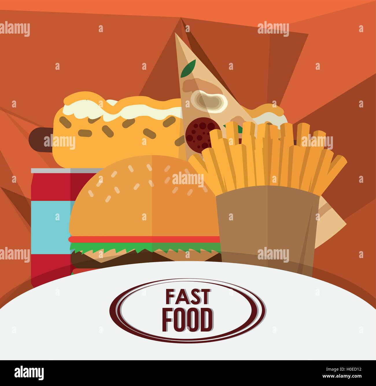 Pizza and fast food design Stock Vector Image & Art - Alamy