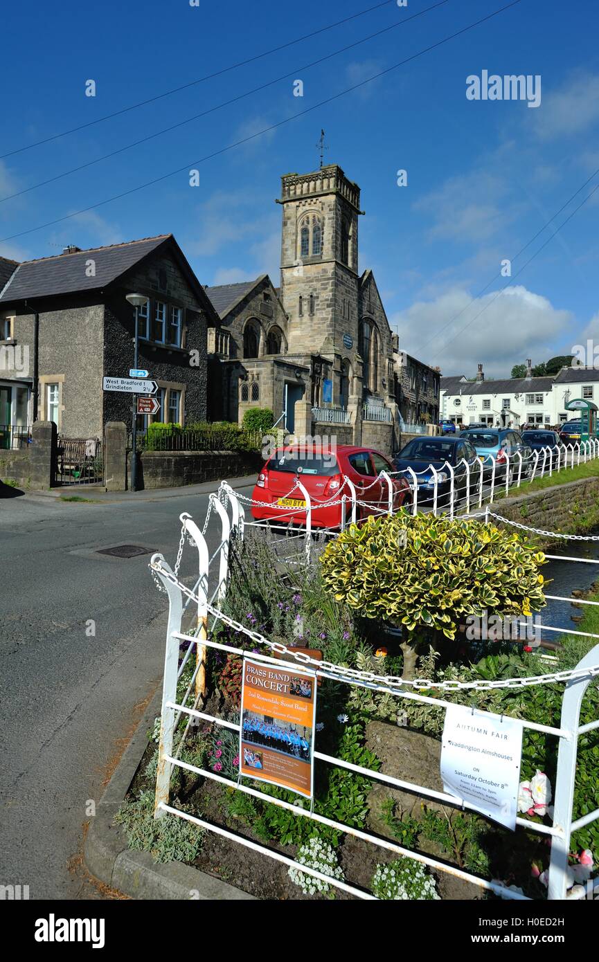 Waddington village near Clitheroe Lancs Stock Photo - Alamy