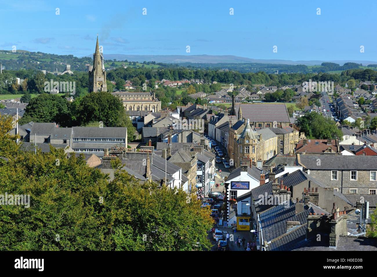 Clitheroe town centre hi-res stock photography and images - Alamy