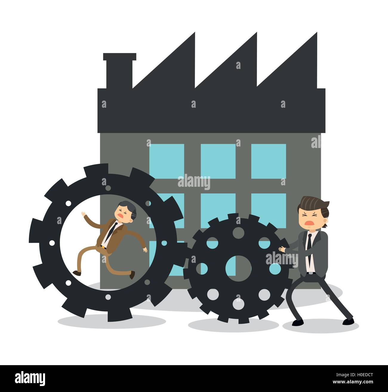Businesspeople cartoon and solution design Stock Vector Image & Art - Alamy