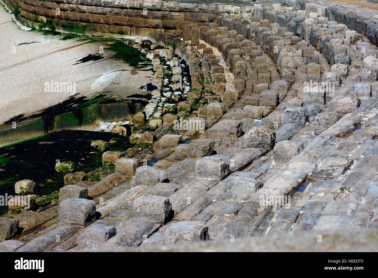 CONCRETE WATER BREAKER Stock Photo - Alamy