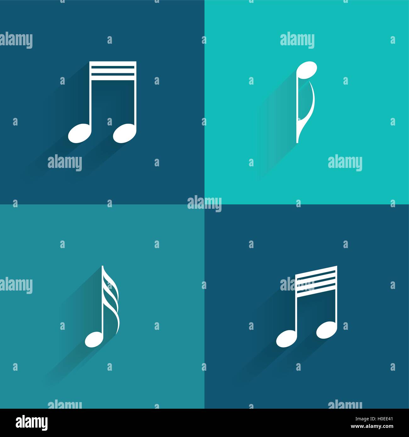 Abstract Music symbol Stock Vector Image & Art - Alamy