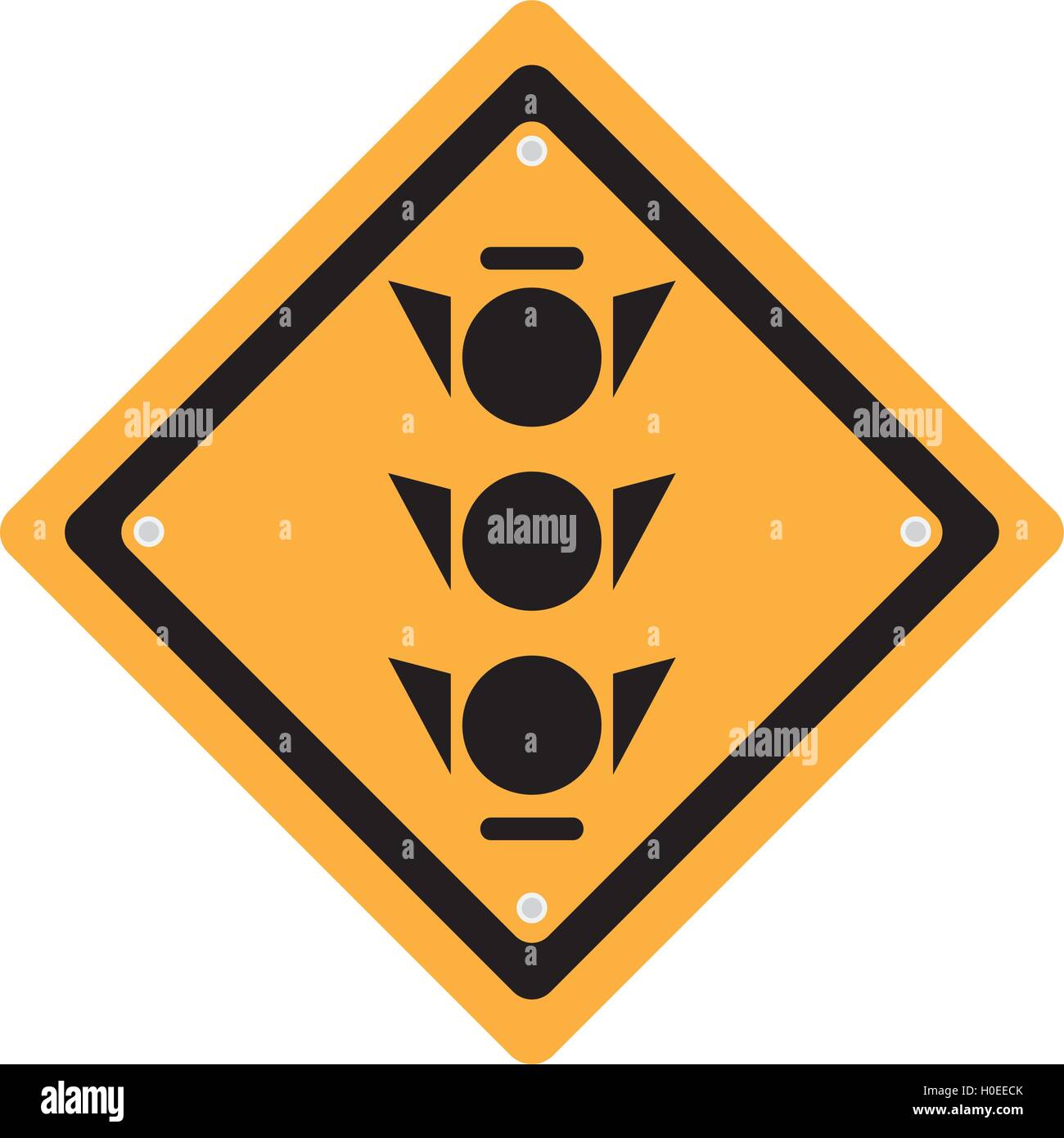 Isolated transit signal on a white background, Vector illustration ...