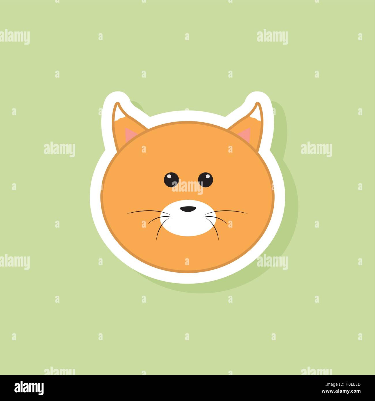 Cute fox Face Stock Vector Image & Art - Alamy