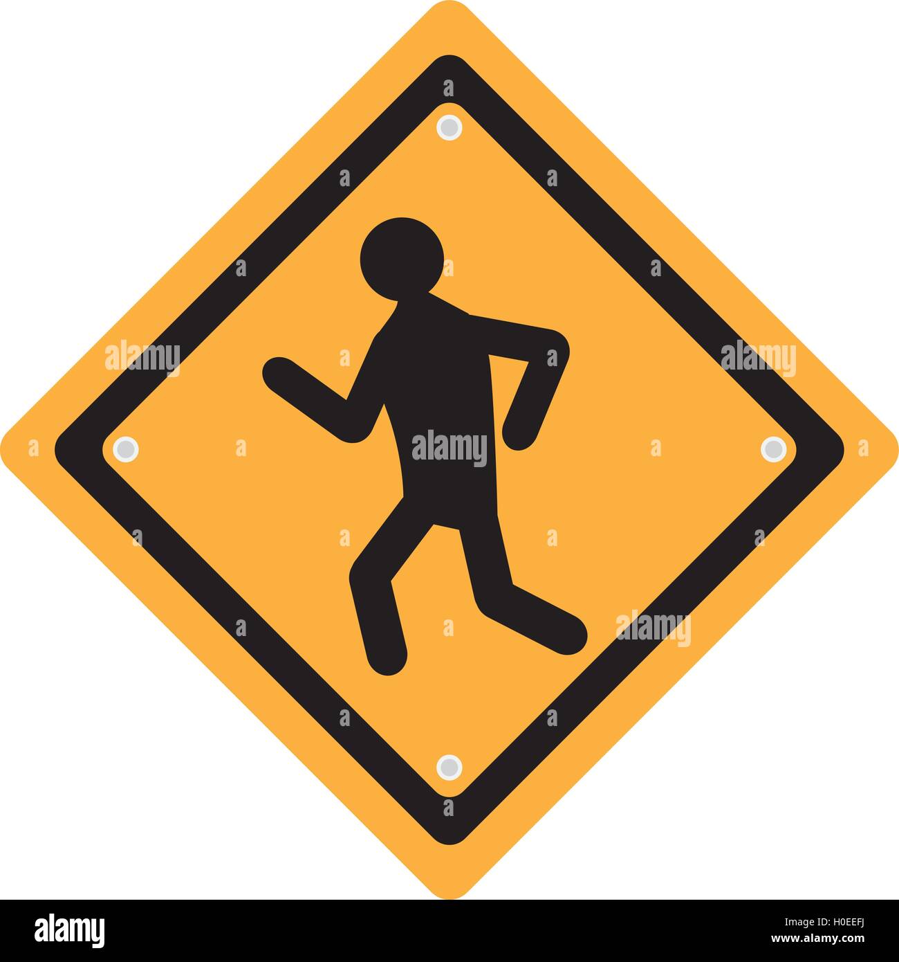 Isolated transit signal on a white background, Vector illustration ...