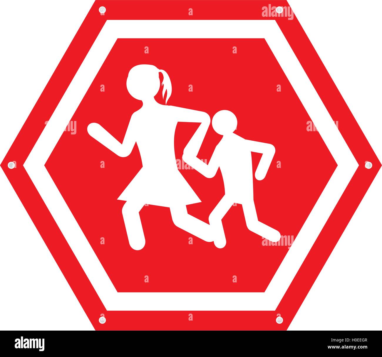 Isolated transit signal on a white background, Vector illustration ...