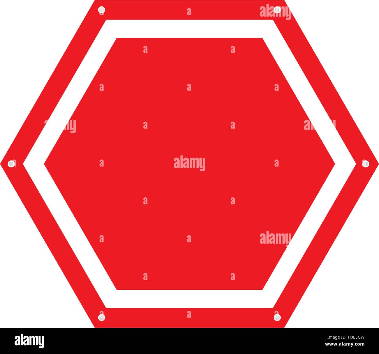 Isolated transit signal on a white background, Vector illustration ...
