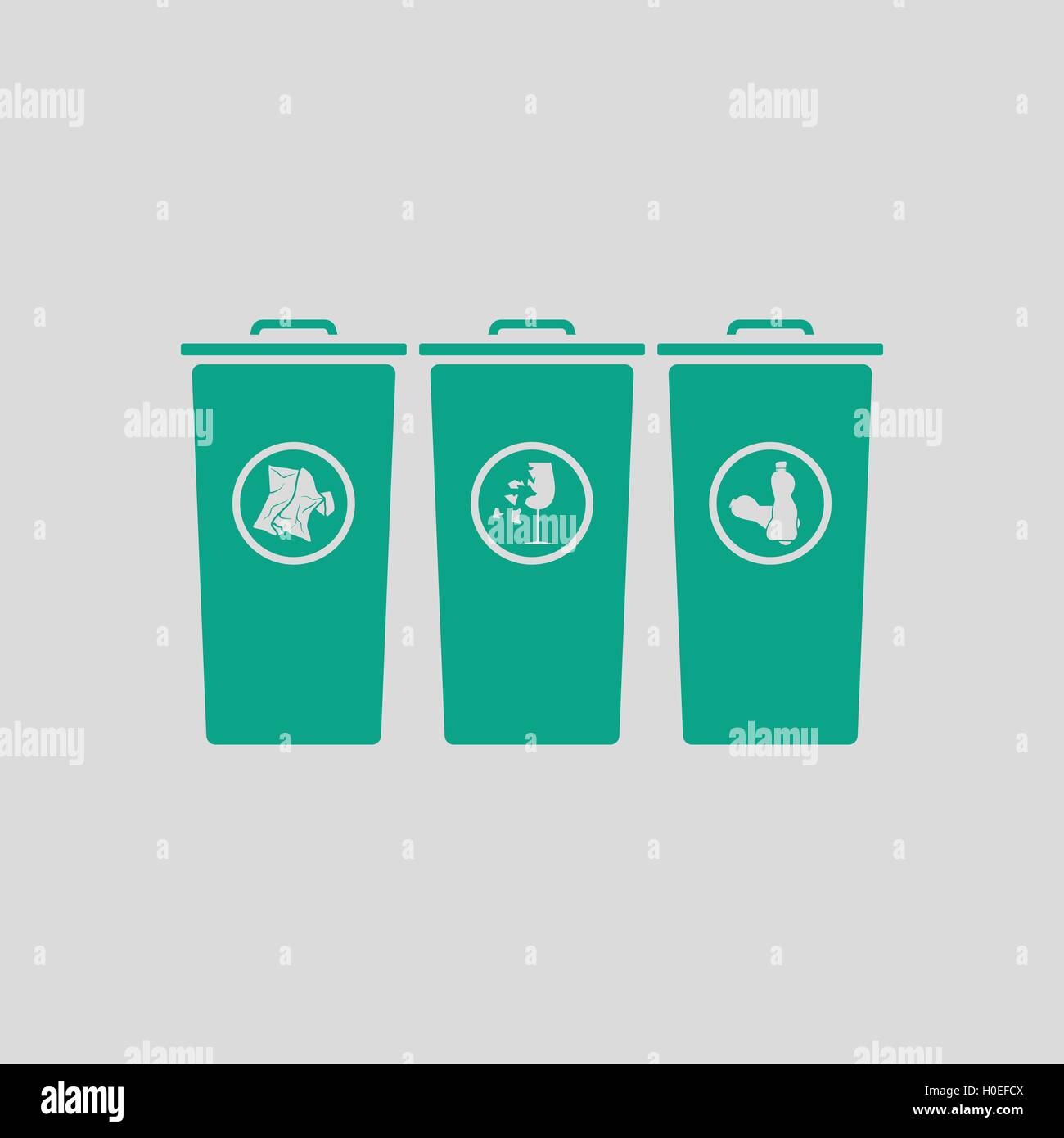 Recyclable containers Stock Vector Images - Alamy