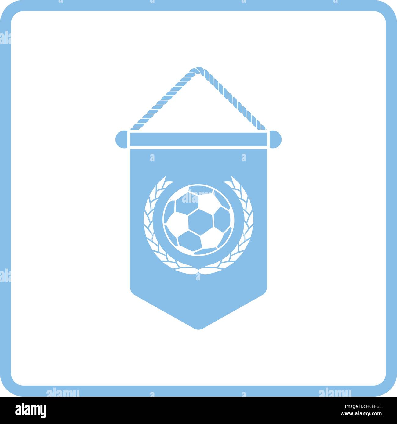 Football pennant Stock Vector Images - Alamy