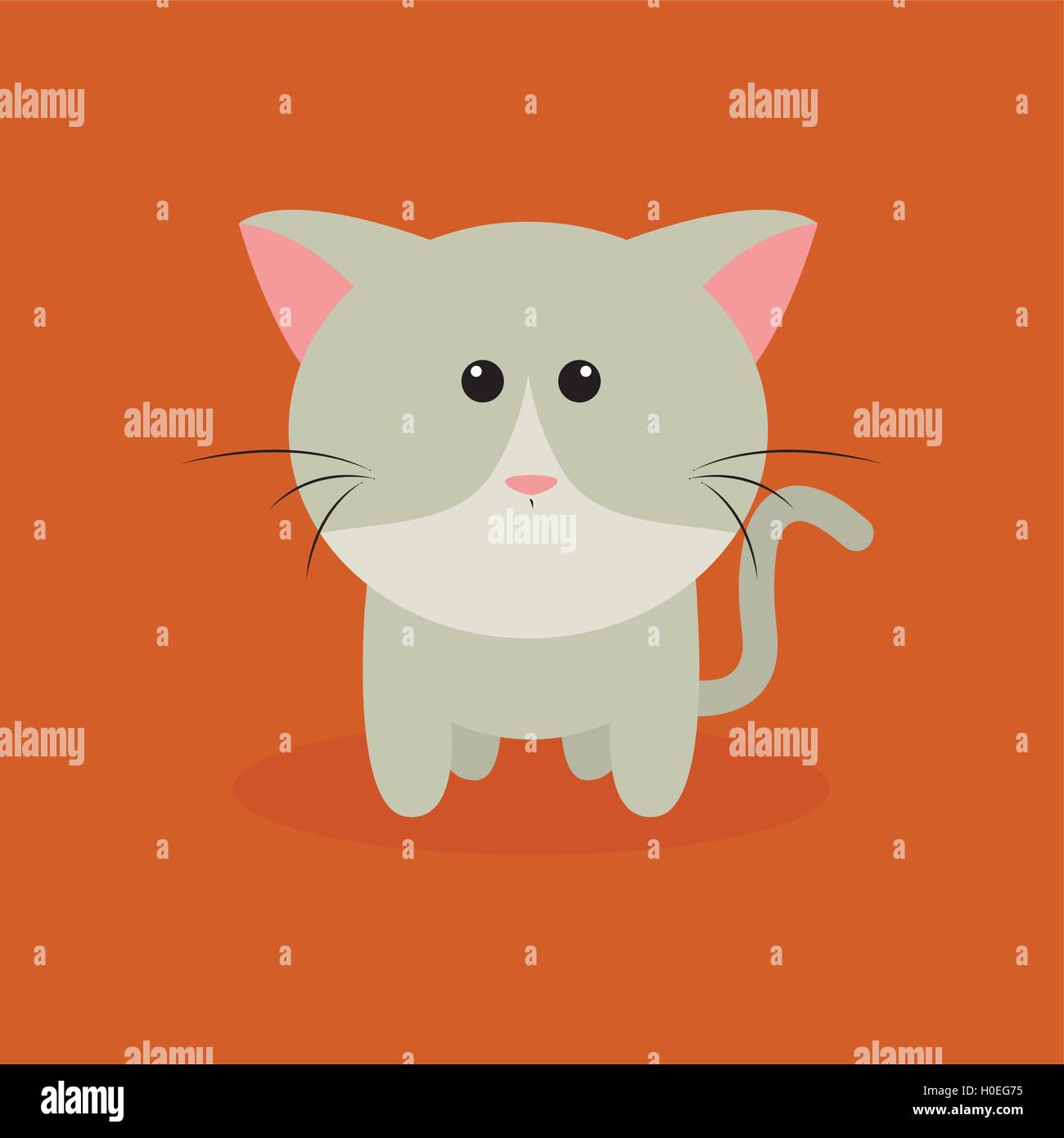 Cute Cartoon cat Stock Vector Image & Art - Alamy