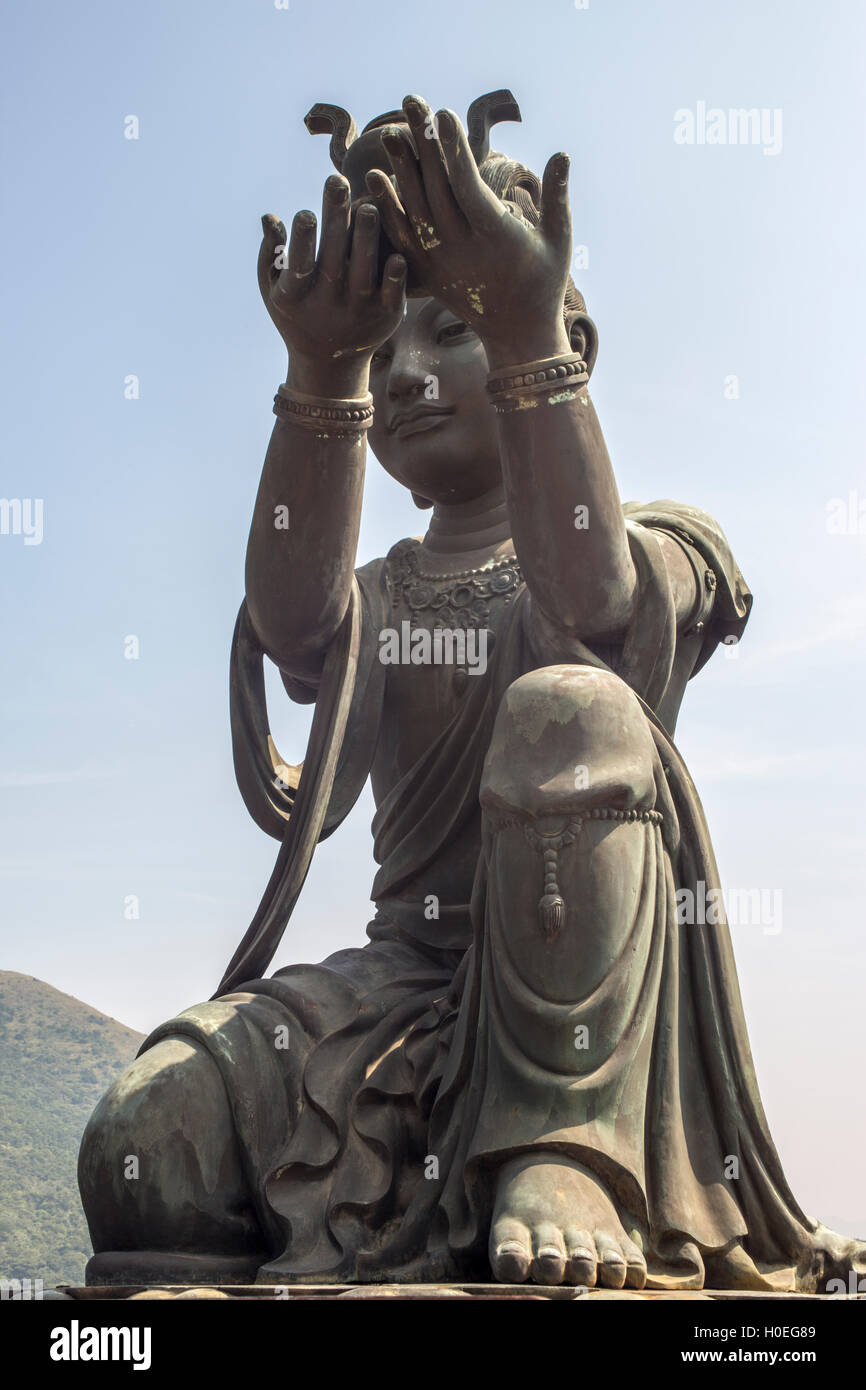 Po Lin Statue Stock Photo - Alamy