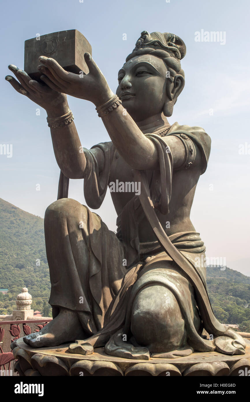 Po Lin Statue Stock Photo - Alamy