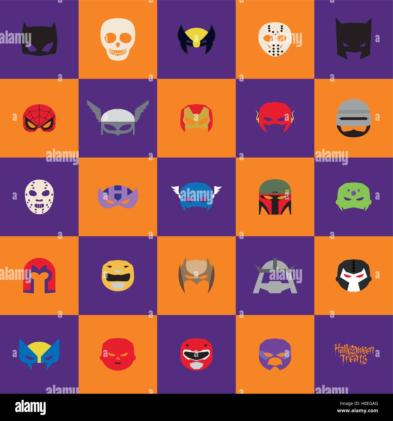 Moon masks Stock Vector Images - Alamy