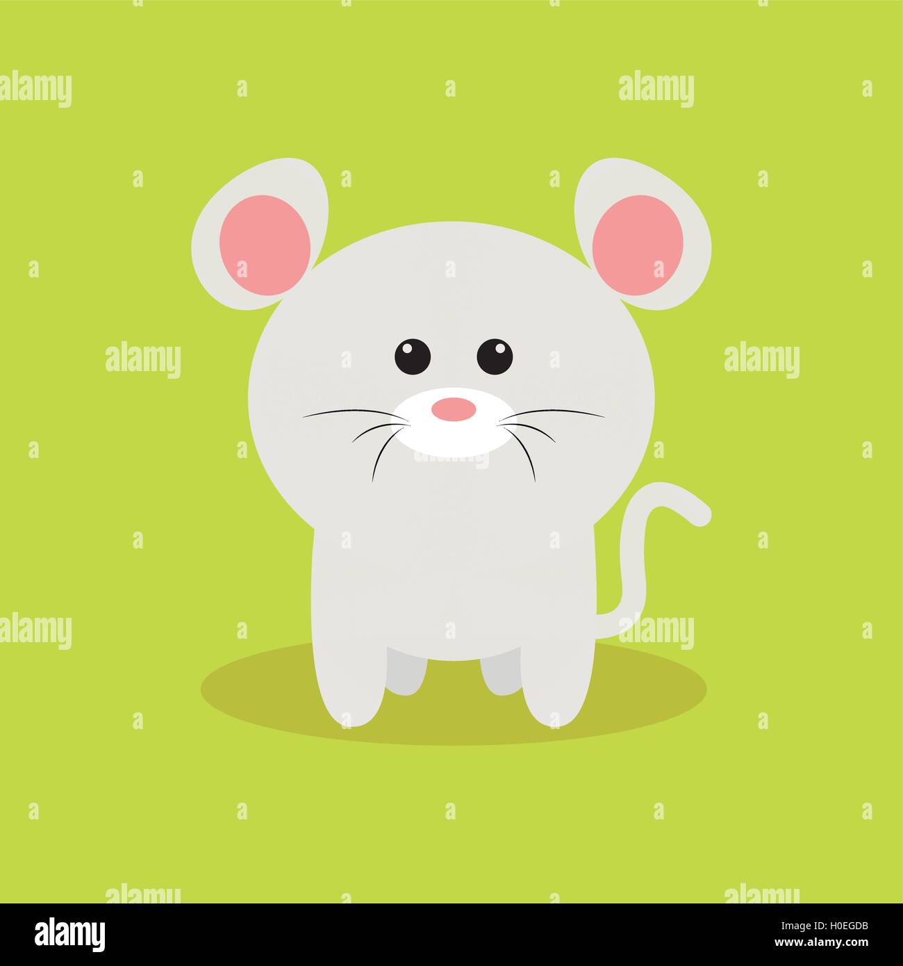 Cute Cartoon Mouse Stock Vector Image & Art - Alamy